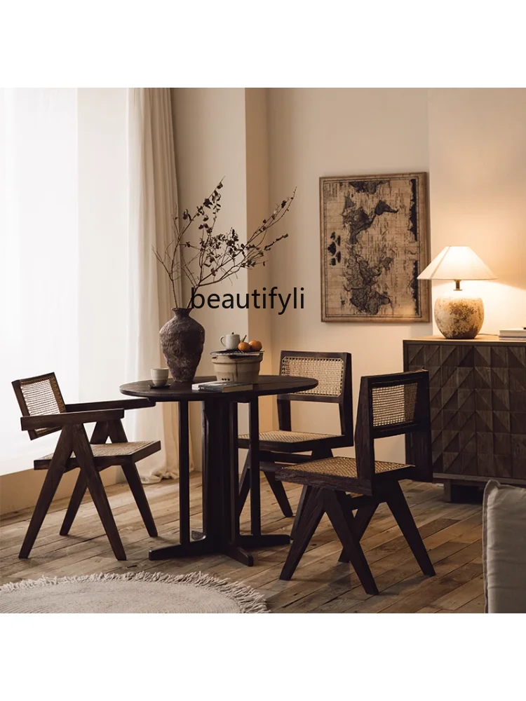 Quiet Style Dining Table B & B Restaurant Vintage Furniture Teak Solid ...