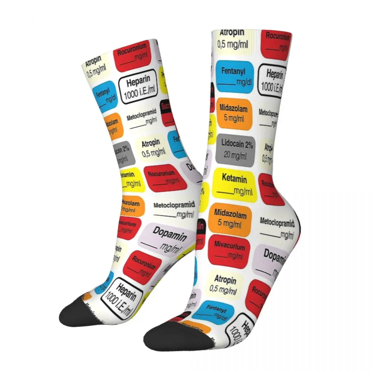 Anesthesia Medication Doctor Medical Nurse Hospital Socks Male Mens ...