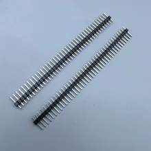 10Pcs 2.54mm 40 Pin 1x40 Single Row Male And Female 2.54 Breakable Pin ...