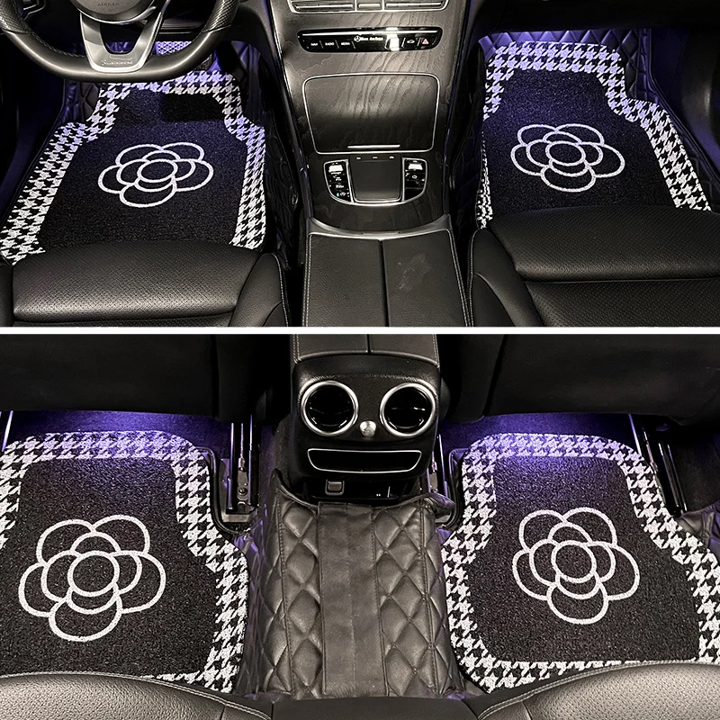 Car-Foot-Mats-Universal-Camellia-Flower-Silk-Loop-Universal-Single ...