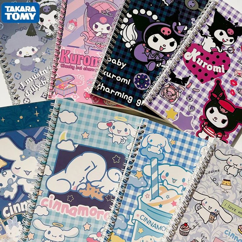 Kawaii-Sanrios-Kuromi-A5-Spiral-Notebook-Cartoon-Girl-Cute-Cinnamoroll ...
