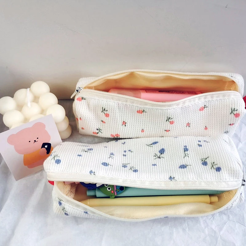 Kawaii Floral School Pencil Cases | Cute Small Flowers Pencil Cases ...