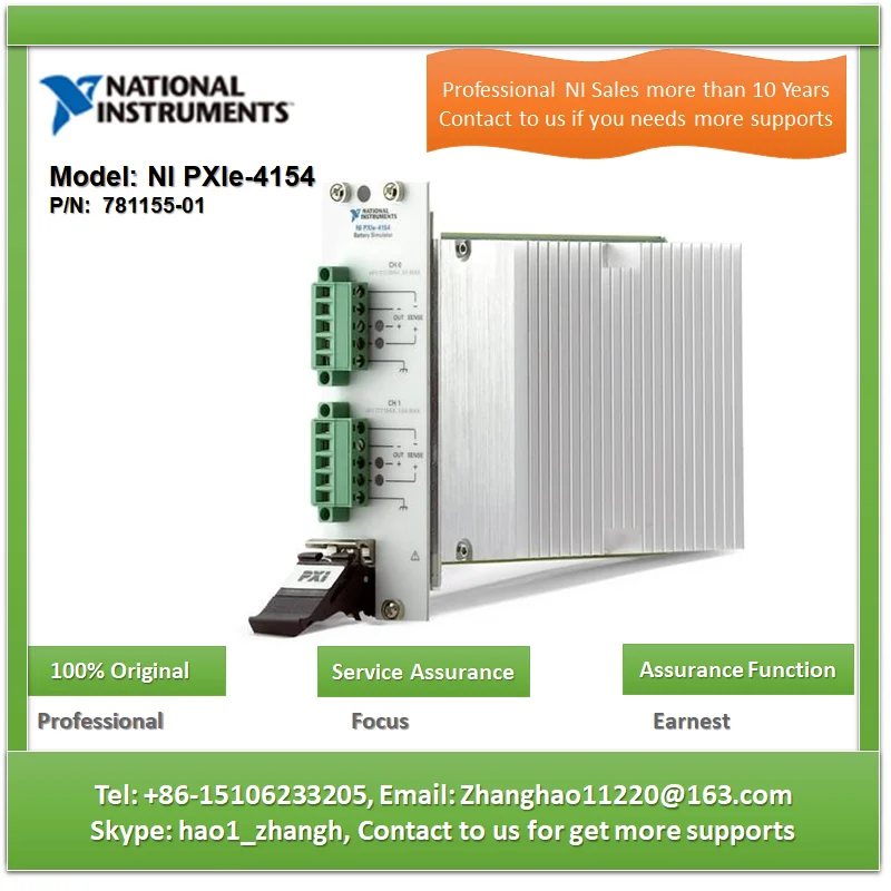NI PXIe-4154 781155-01 Programmable Power Supply