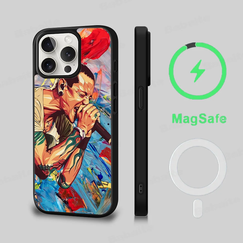 L-Linkin Meteora P-Park Phone Case Magnetic Case For IPhone 16 14 13 12 ...