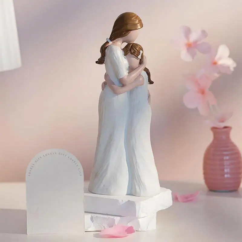 New-Mother-And-Daughter-Figurine-Mom-Daughter-Hugging-Figurines ...
