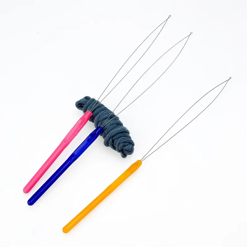 Threader-Tool-Plastic-Handle-Pulling-Needle-Used-With-Hair-Plier-Beads ...
