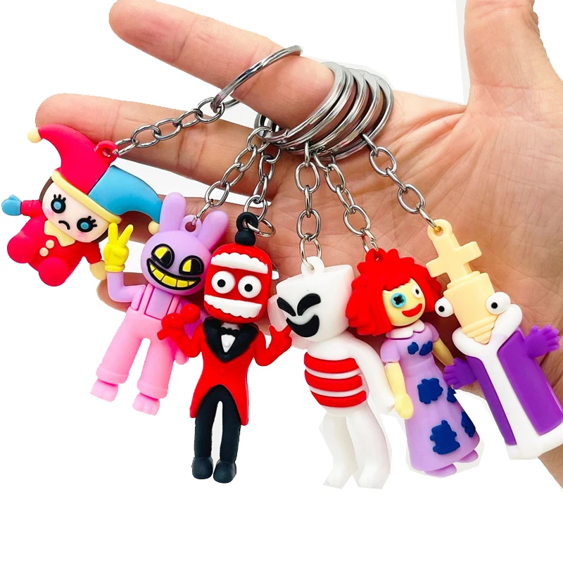 Anime-The-Amazing-Digital-Circus-Keychain-Digital-Circus-Clown-Figure ...