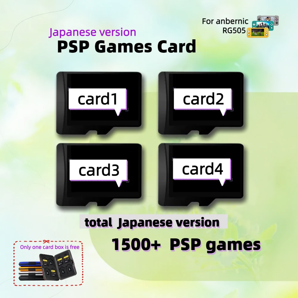 TF-RETRO-Game-Card-FOR-ANBERNIC-RG505-PSP-Japanese-Version-1500-All ...
