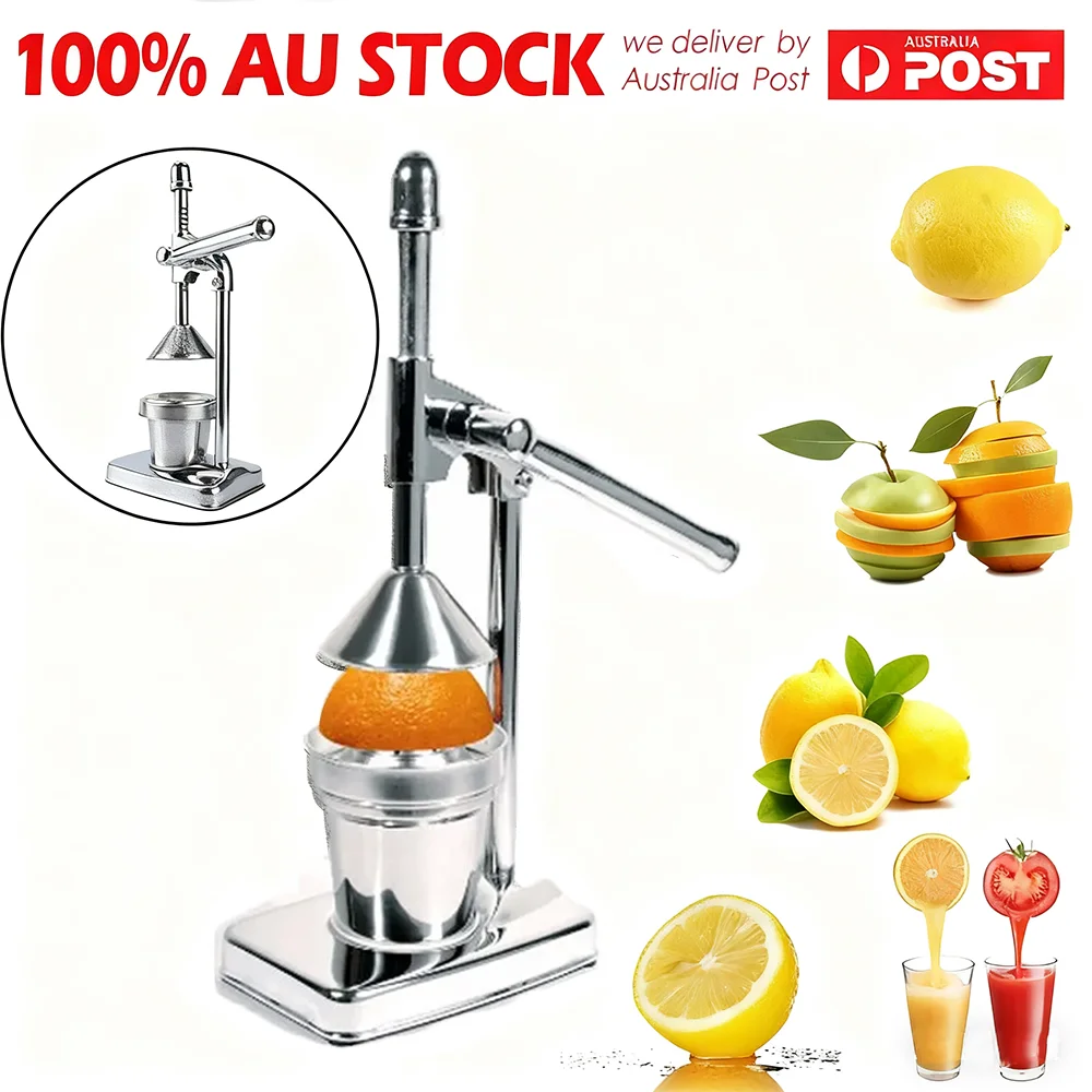 Stainless Steel Manual Juicer Handheld Vegetable Fruit Orange Juice ...