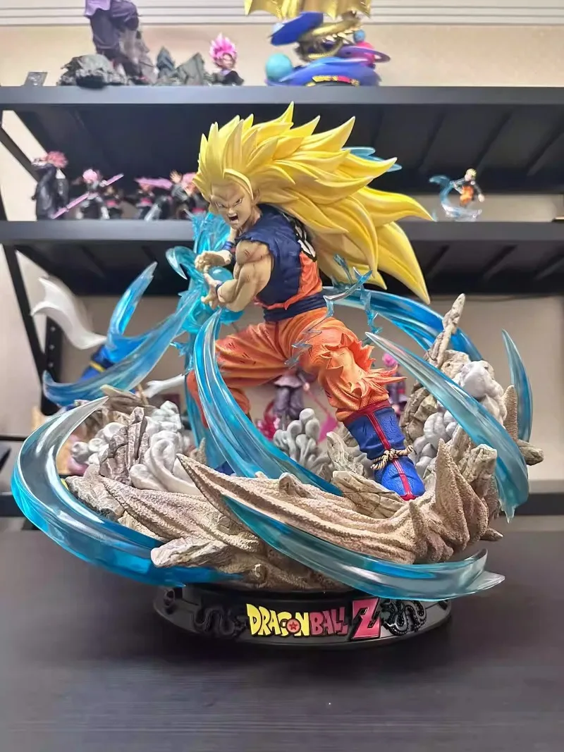 Super-Saiyan-Kakarotto-Goku-Light-Wave-Dragon-Ball-Resin-Statue-Action ...