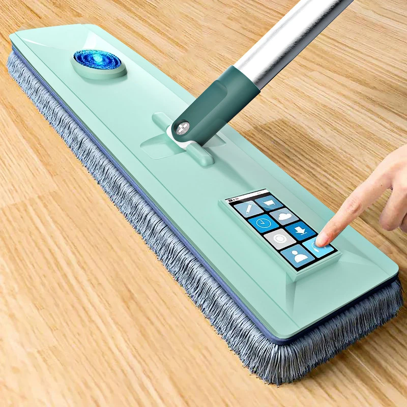Squeeze Mop Flat Floor Household Cleaning Plus Large Head No Hand Wash ...