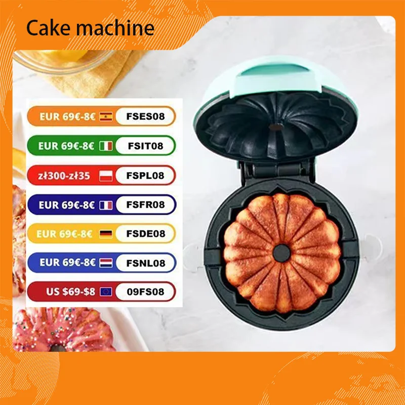 Portable-Mini-Cake-Machine-Heating-Block-Easy-to-Clean-Breakfast ...