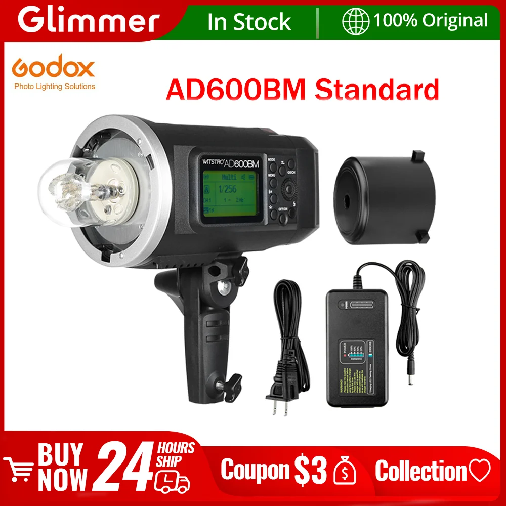 Godox-AD600-BM-600Ws-GN87-HSS-Bowens-Mount-Outdoor-Flash-Strobe-Light ...