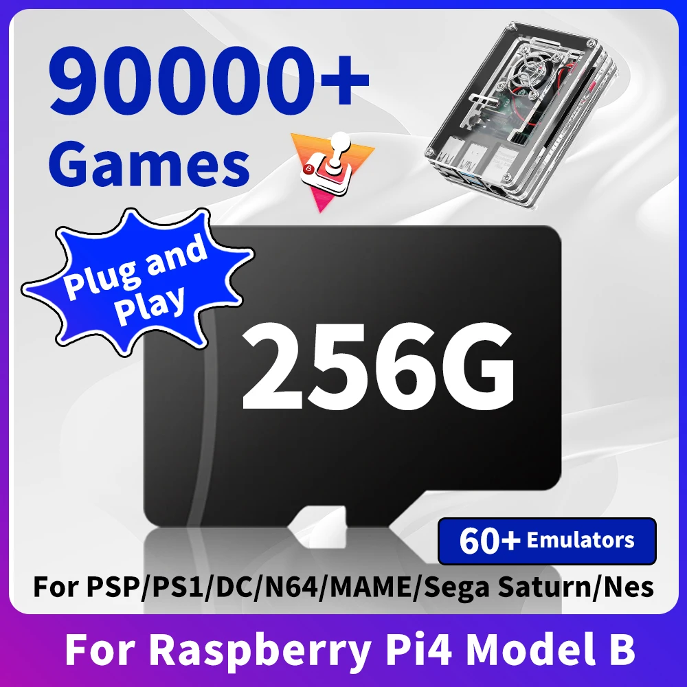 Batocera Linux 39 Game TF Card for Raspberry Pi4 Model B with 90000 ...