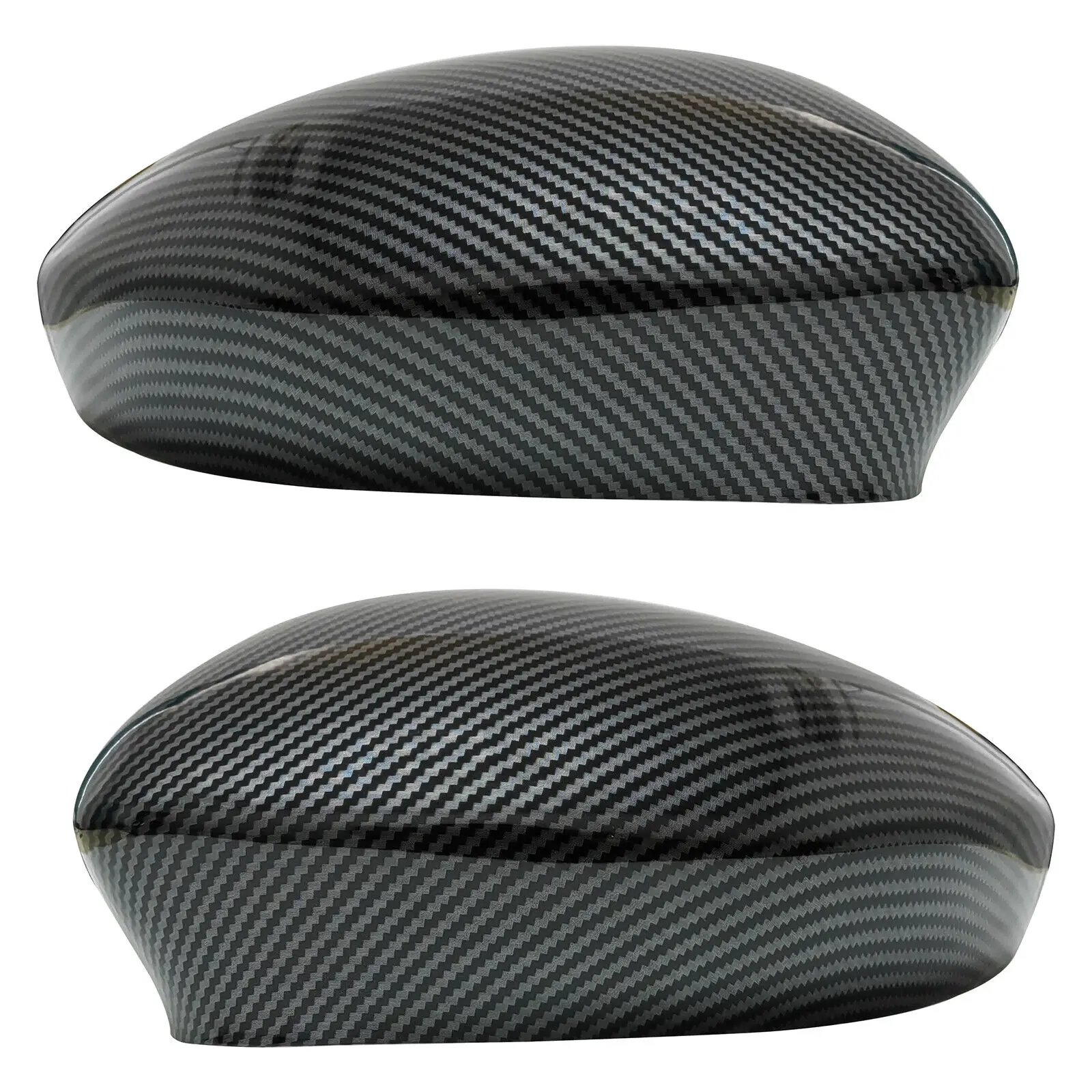 2X Car Side Mirror Cover Rearview Caps For Fiat 500 2007 to 2020 Rear ...