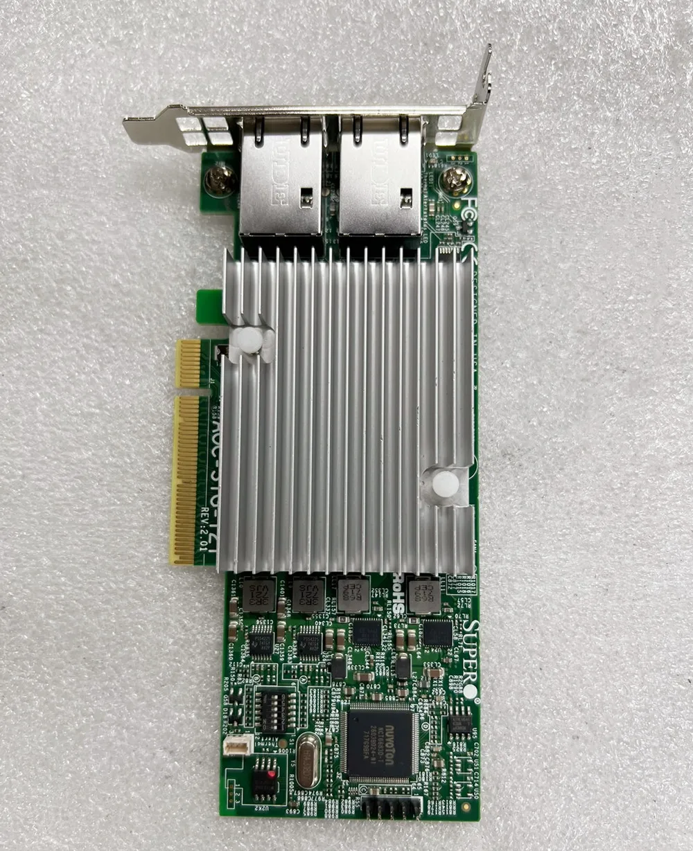 Original Rev 2.01 SuperMicro X540-T2 AOC-STG-i2T Dual 2 Port 10G ...