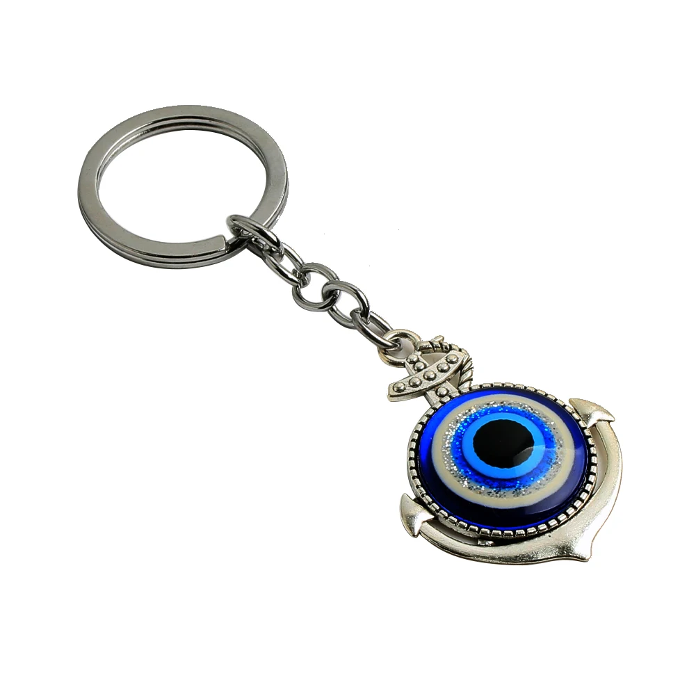 Anchor-keychain-with-Turkiye-Eyes-Keyring-Lucky-Blue-Eye-Pendant-Amulet ...