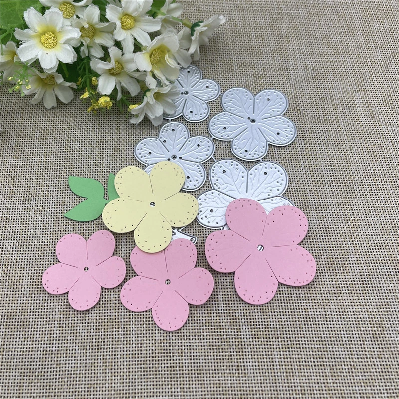 Flower Metal Cutting Dies Stencils For DIY Scrapbooking Decorative ...