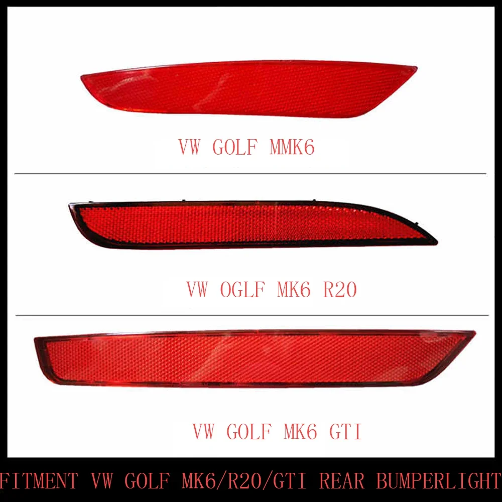 Rear-Bumper-Reflectors-Stripe-Light-for-Volkswagen-VW-Golf-6-A6-MK6-R20 ...