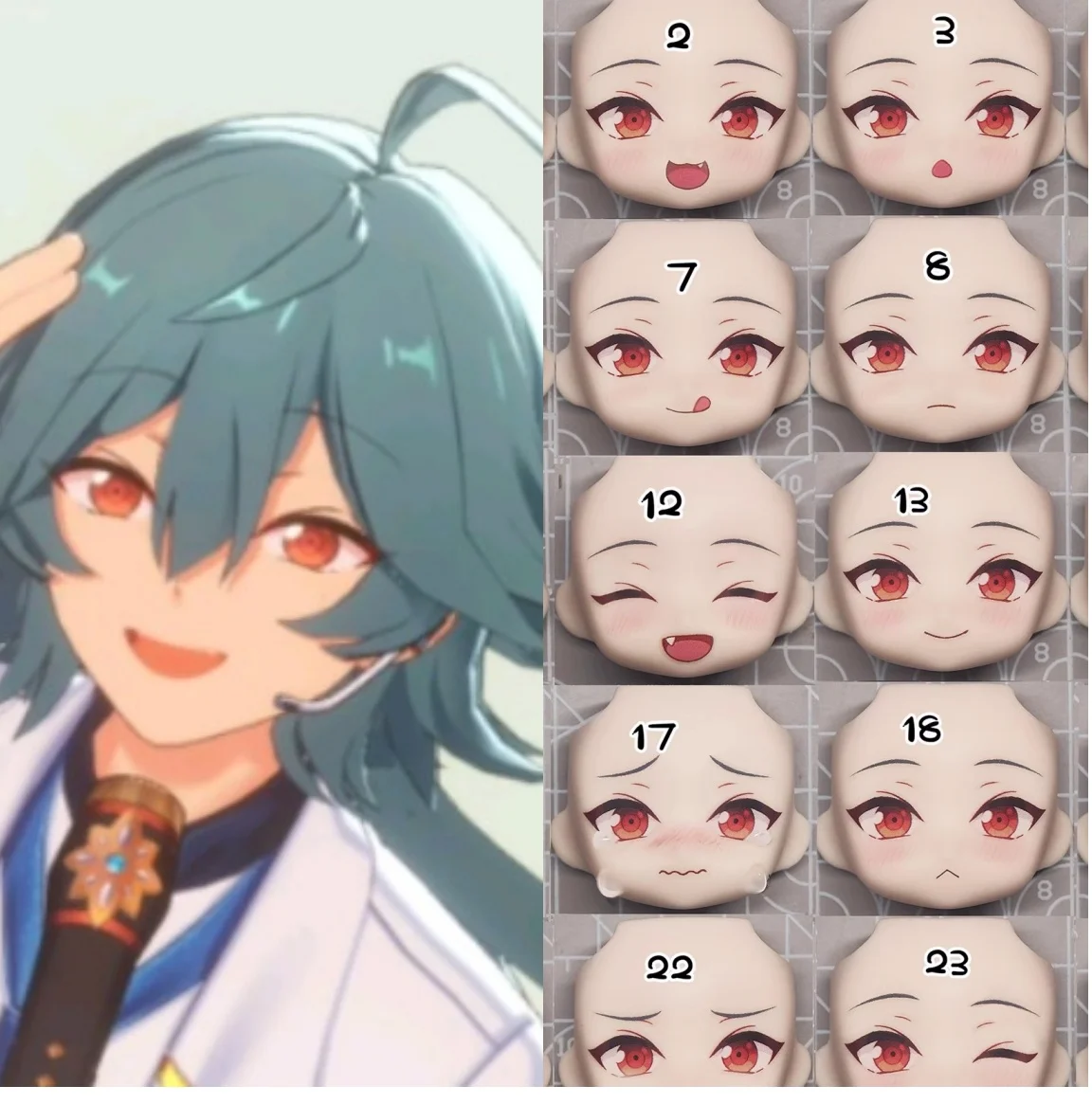 ES-Raiho-Ob11-Face-GSC-YMY-1-12-Doll-Handmade-Water-Sticker-Faceplate ...