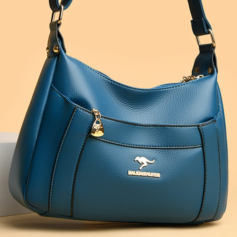 Large-Blue-Women-s-Handbags-Washable-Leather-Portable-Soft-Ladies ...