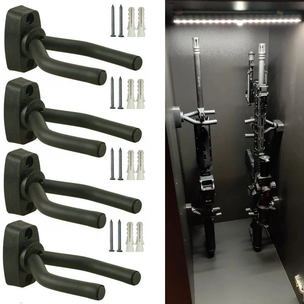 Gun Racks Wall Mount Gun Storage Display Hanger Hook For Rifles ...