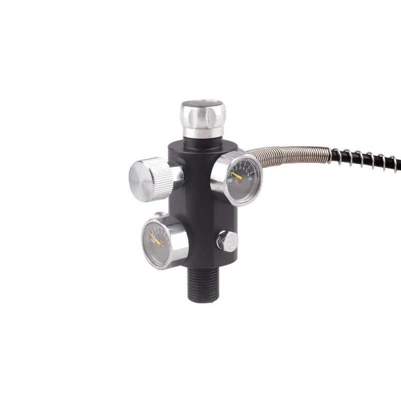 PCP-Dual-Gauge-Adapter-Air-Valve-Gas-Cylinder-Refill-Valvula-Reguladora ...