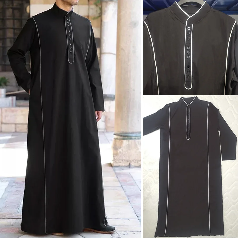Islamic-Style-Muslim-Men-Clothing-Middle-East-Saudi-Arabia-Jubba-thobe ...