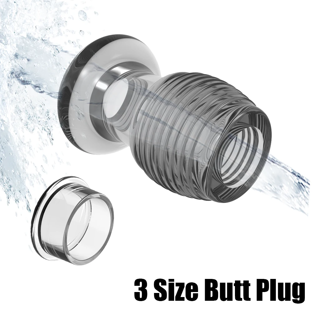 Hollow-Butt-Plugs-Anal-Plug-Dilator-Tunnel-Cleaning-Expansion ...