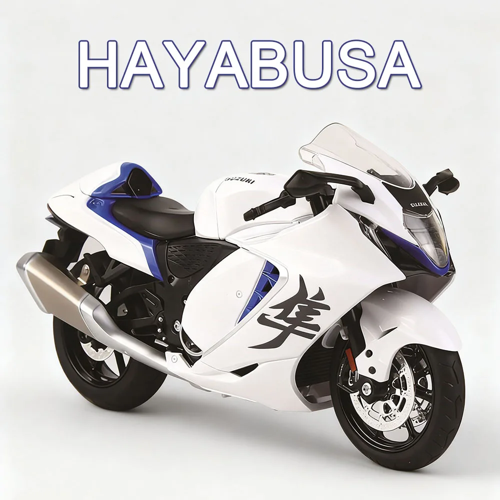 1:12 Suzuki Hayabusa Motorcycles Cars Toys Models Alloy Diecast with ...