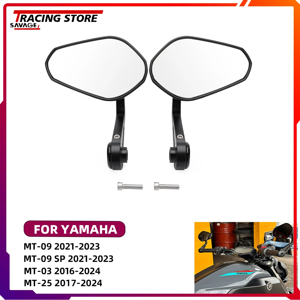 MT09-Adjustable-Rear-Side-Rearview-Mirrors-For-Yamaha-MT-09-SP-MT-03-MT ...