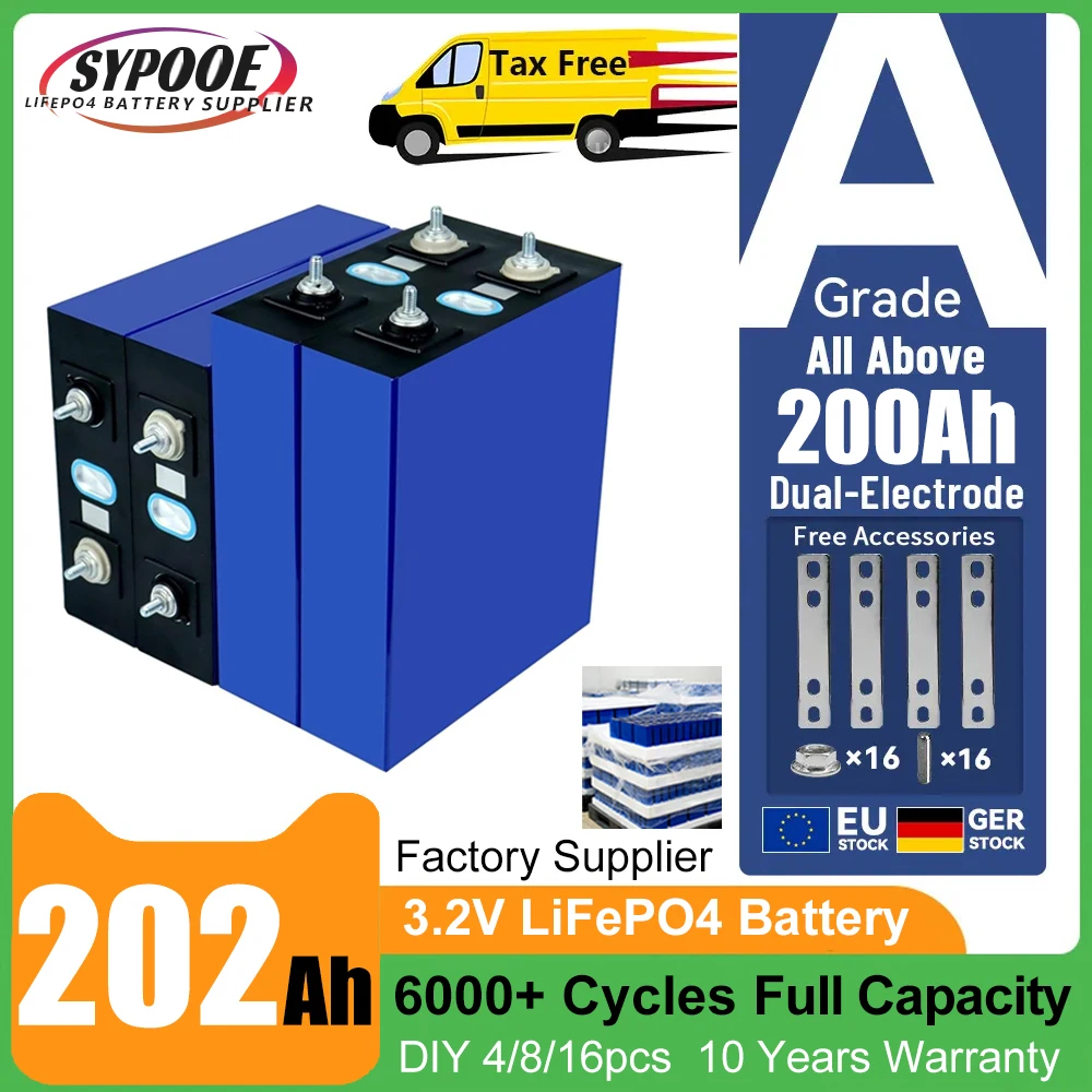3-2V-200Ah-LiFePO4-Battery-Cell-Grade-A-6000-Cycles-100-Full-Capacity ...