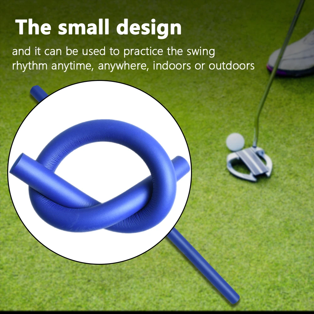 NBR Golf Swing Stick Elastic Soft Golf Swing Trainer Corrective Action ...
