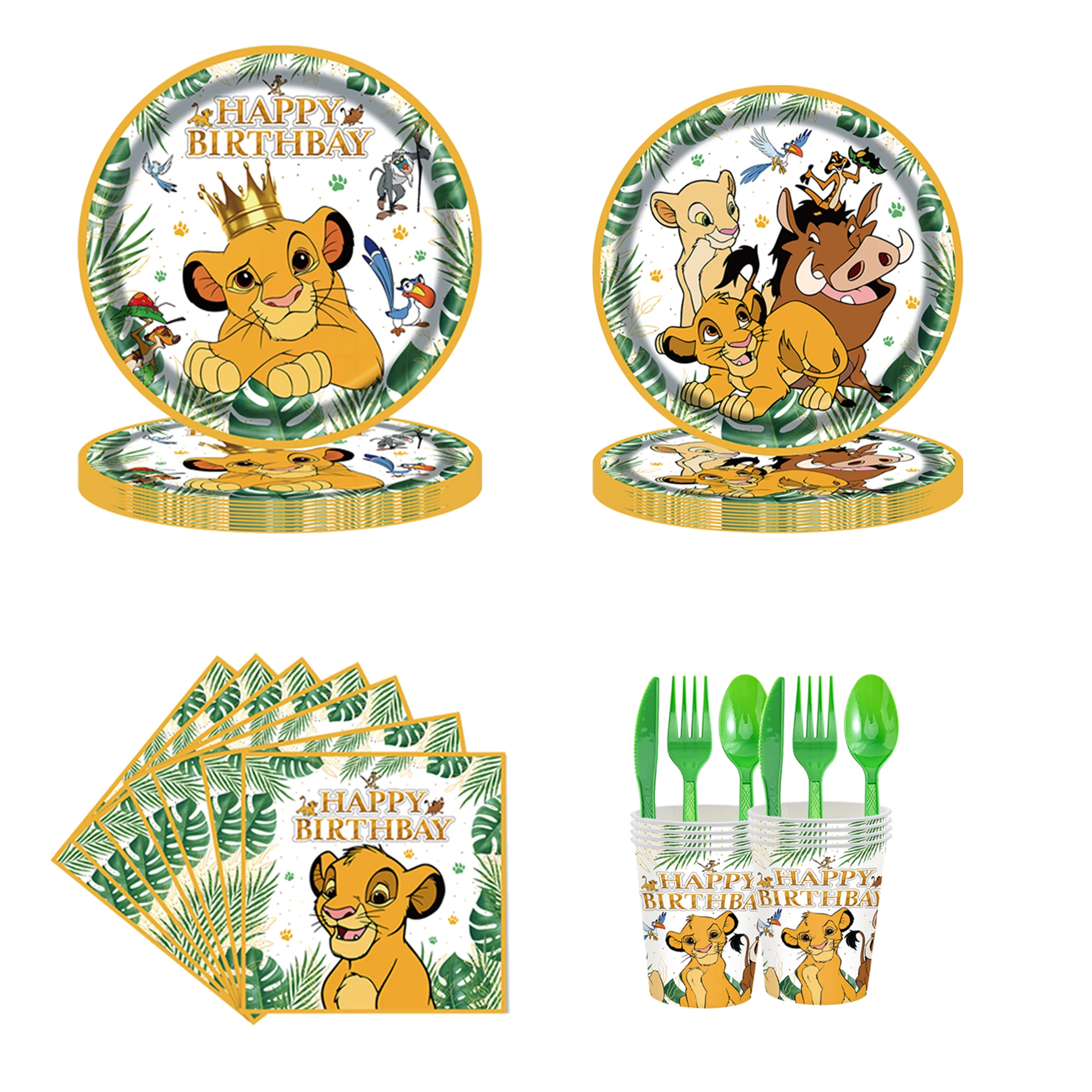 Disney-Lion-King-Simba-Birthday-Party-Decorations-Disposable-Tableware ...