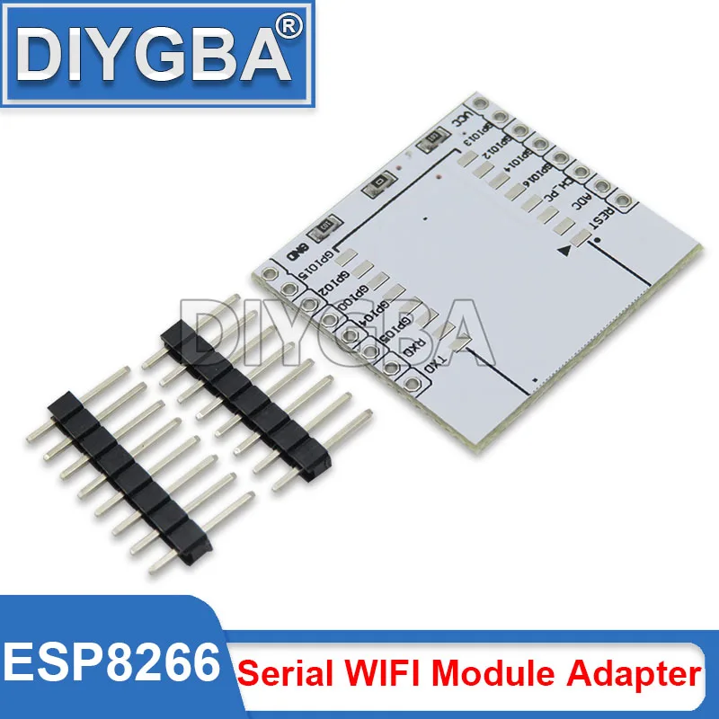 5PCS WAVTZT ESP8266 Serial WIFI Module Adapter Plate Applies To ESP-07 ...