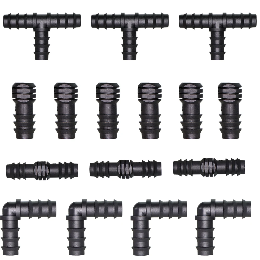 10PCS-Garden-Plastic-Watering-Connector-16mm-90-degree-Barbed-Elbow-for ...