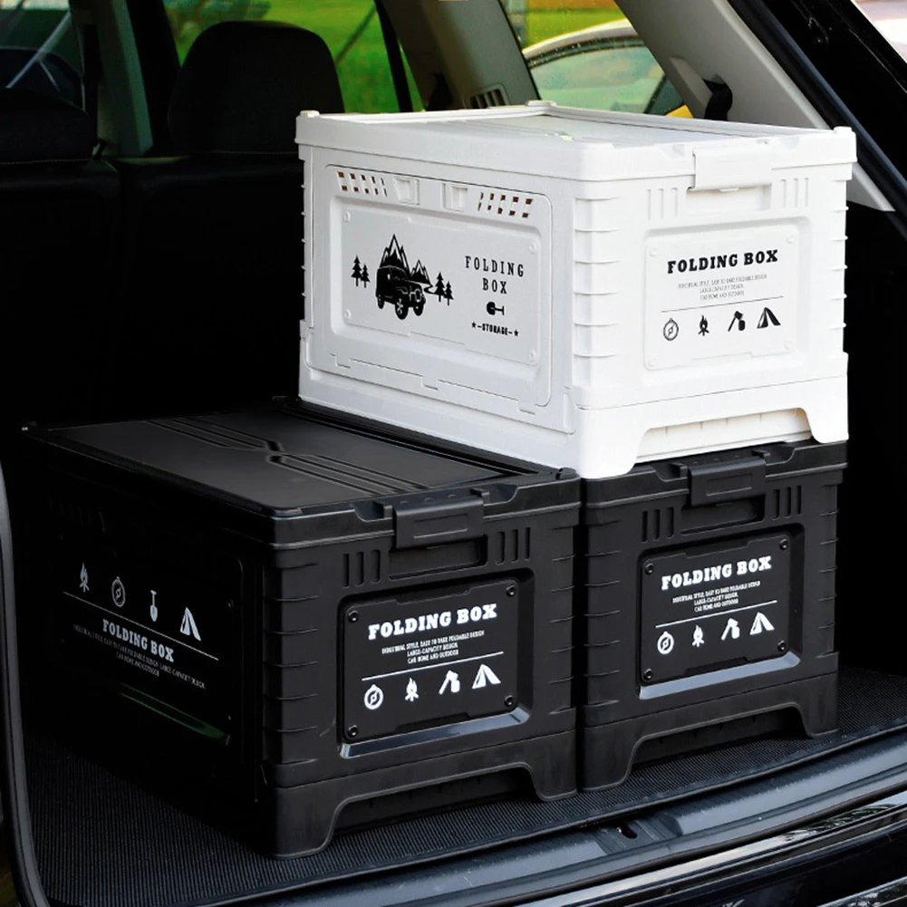 Folding-Camping-Storage-Box-Portable-30L-Trunk-Organizer-Box-Double ...