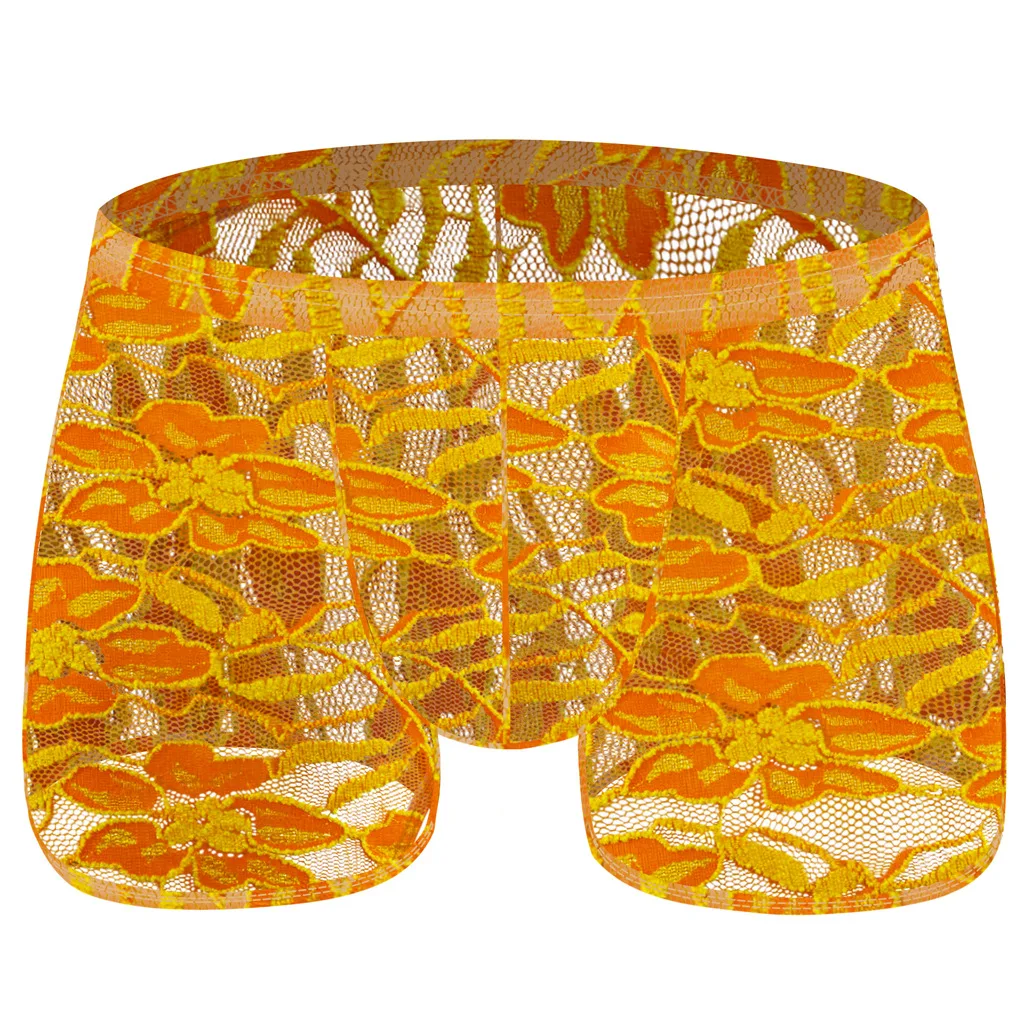Low-waist-Male-Panties-Gauze-Lace-Flower-Transparent-Trunk-Breathable ...