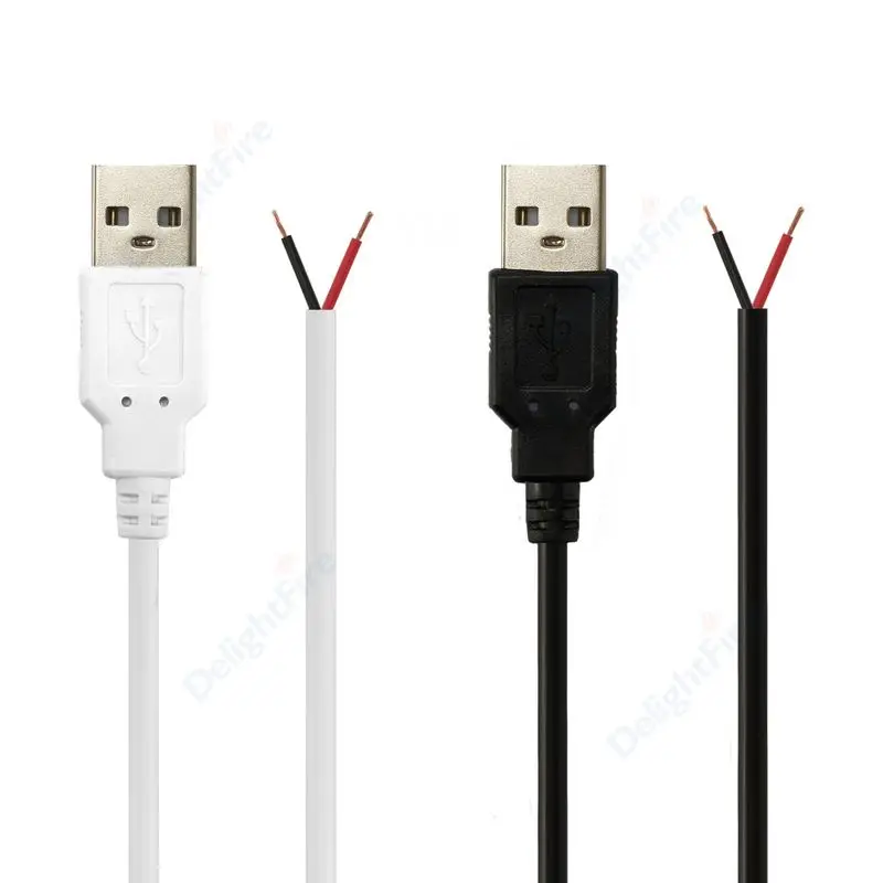 2pin-USB-Cable-Male-Female-Plug-USB-2-0-5V-12V-Power-Cable-Pigtail ...