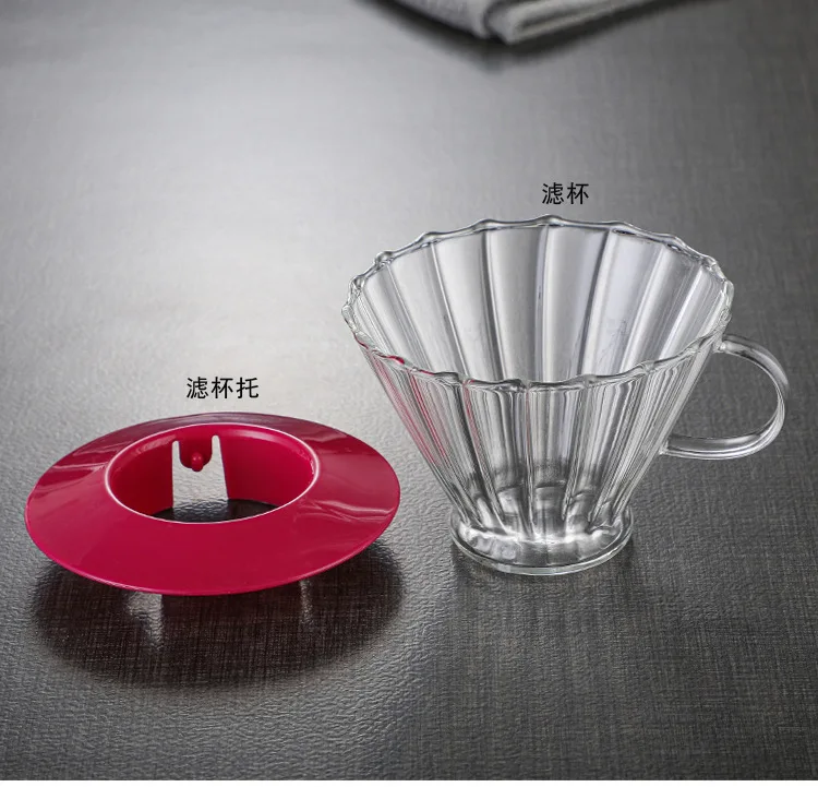 Cafetière à pression,Ensemble de cafetière diamant goutte à goutte en caoutchouc,filtre à café ...