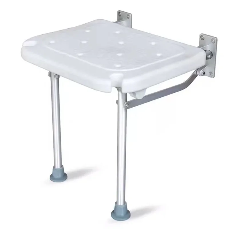 Shower-Bench-Flip-up-Screw-in-Bath-Seat-Wall-Mounted-Bathroom-Chair ...