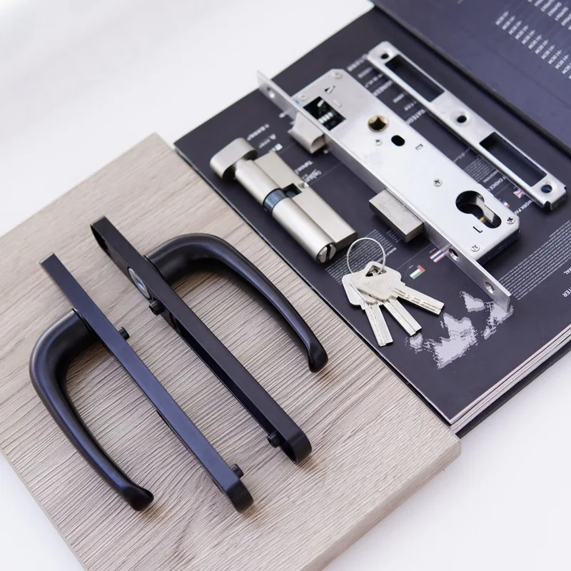 Plastic-Steel-Door-8525-Handle-Lock-Door-Lock-Old-fashioned-Side ...