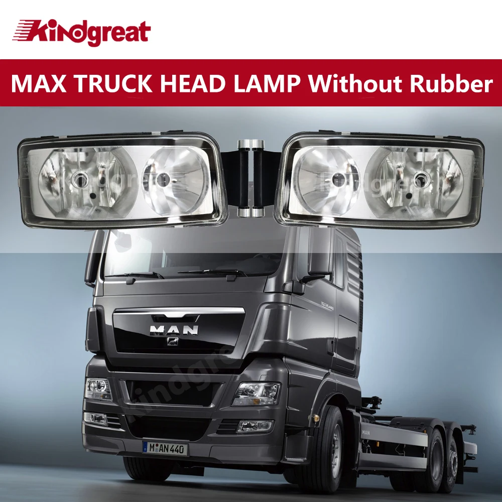 1PCS-head-Lamp-E-APPROVE-81251016460-81251016461-for-Truck-MAN-TGX-TGS ...