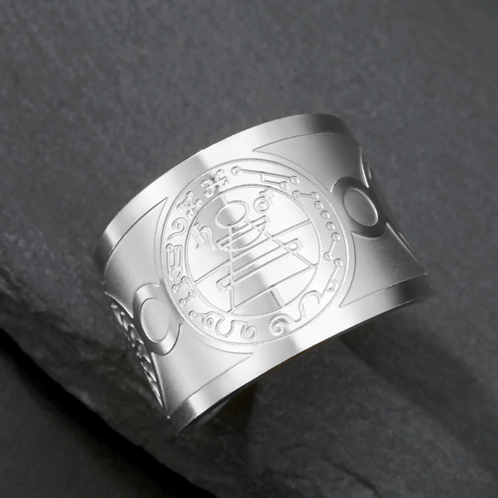 Dawapara-Wealth-Fortune-Amulet-Kabbalah-Adjustable-Ring-Men-Solomon ...