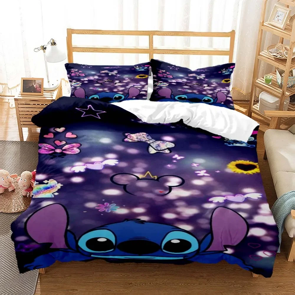 Disney-Stitch-Bedding-Sets-Quilt-Cover-With-Pillowcase-Twin-Full-Queen ...