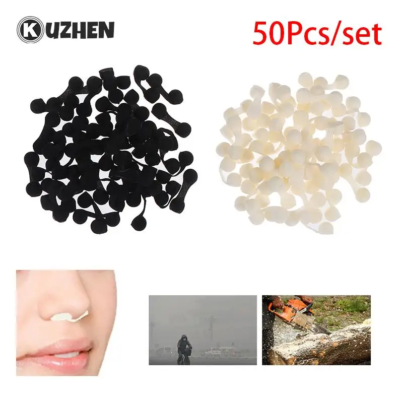 50Pcs-Nose-Filter-Plug-Filters-Nasal-Plugs-Spray-Disposable-Sponge-Anti ...