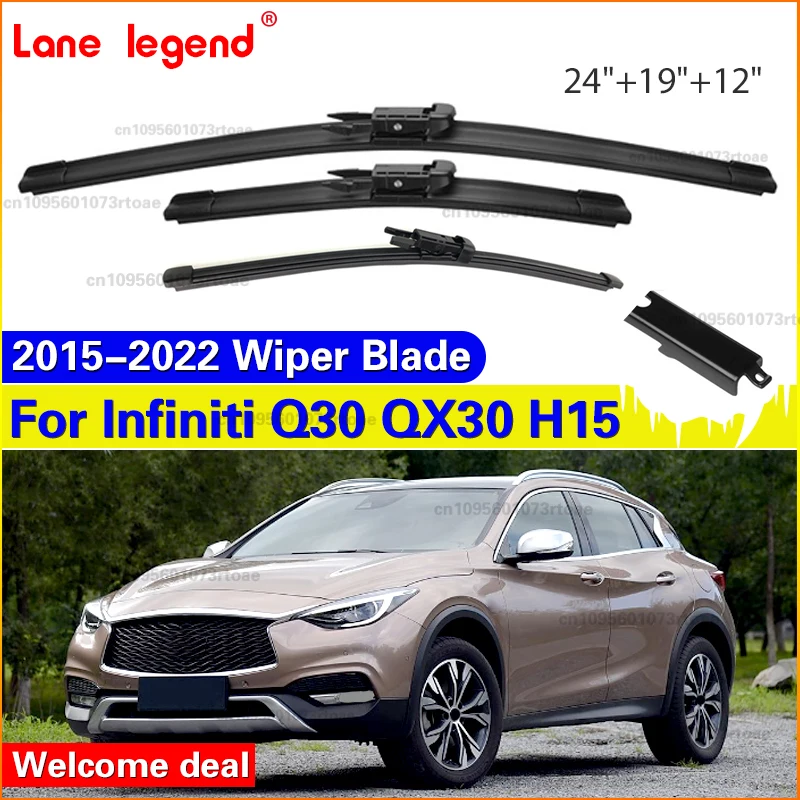 Escobilla limpiaparabrisas delantera y trasera de coche para Infiniti ...