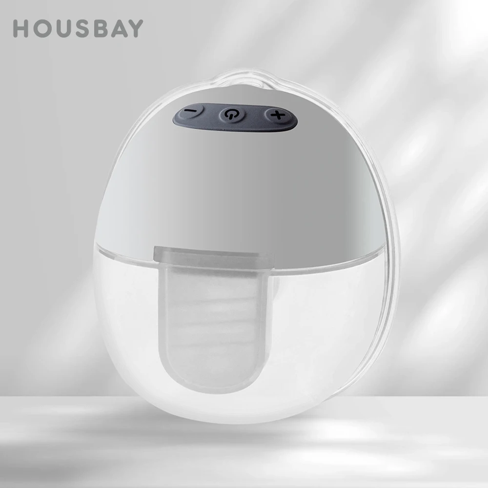 Electric Breast Pump Silent Wearable Automatic Milker Hands-Free ...