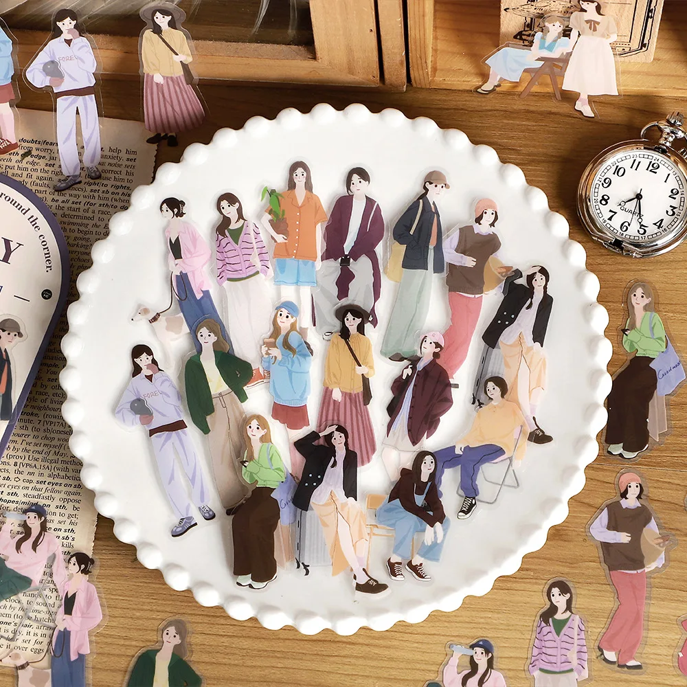 40Pcs-Me-and-Us-Series-Decorative-Sticker-Pack-Youthful-Fashion-Girls ...