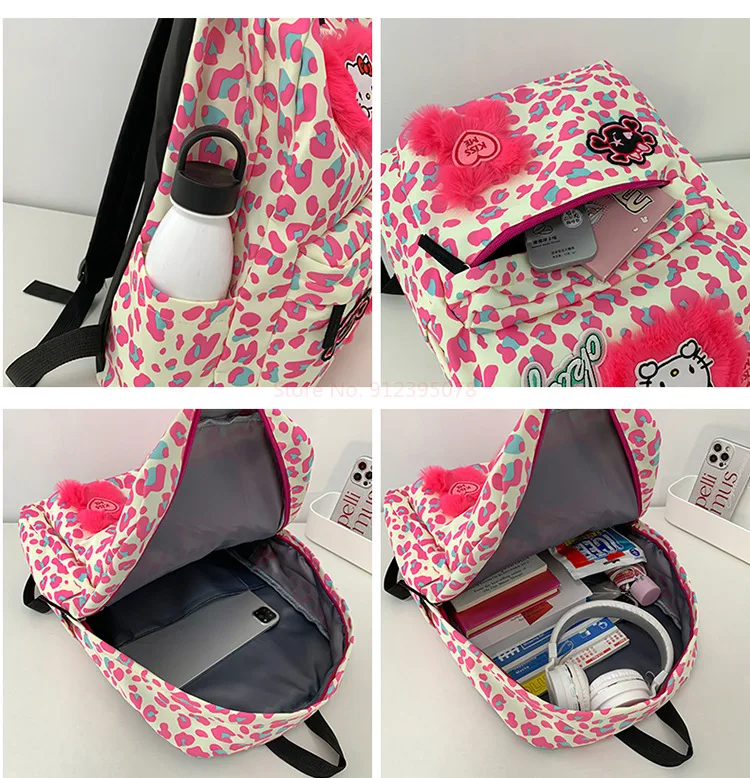 Sanrio Hello Kitty Rugzak Mode Schooltassen Pluche Y2k, 59% OFF